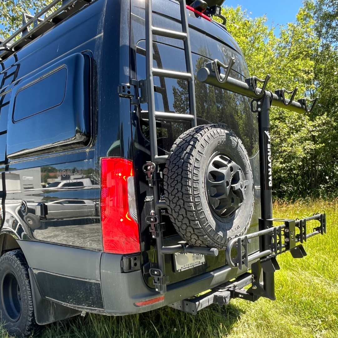 T6 - 6 bike hitch mount vertical bike rack for 2 inch hitch | Panache Rack