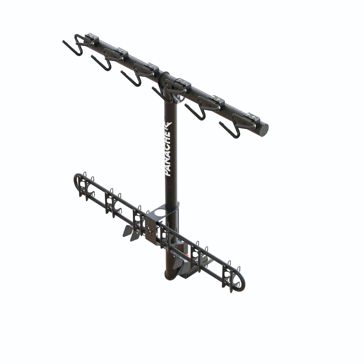 T6 - 6 bike hitch mount vertical bike rack for 2 inch hitch | Panache Rack