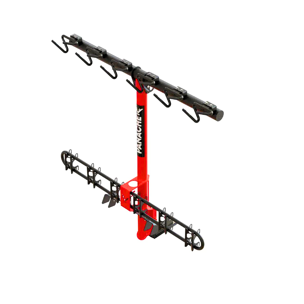 T6 - 6 bike hitch mount vertical bike rack for 2 inch hitch | Panache Rack